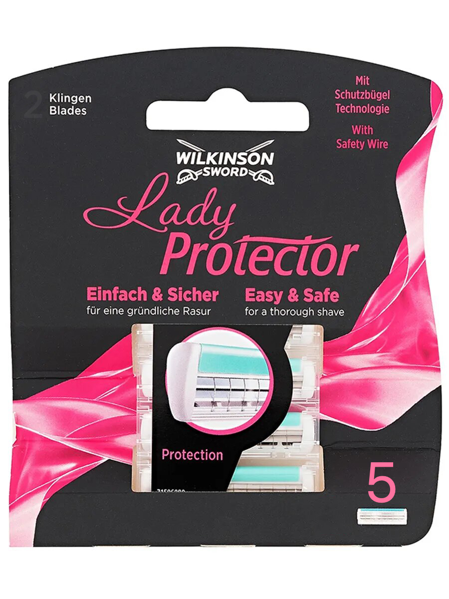WILKINSON SWORD / Шик Schick Lady Protector Сменные кассеты 5 шт ...