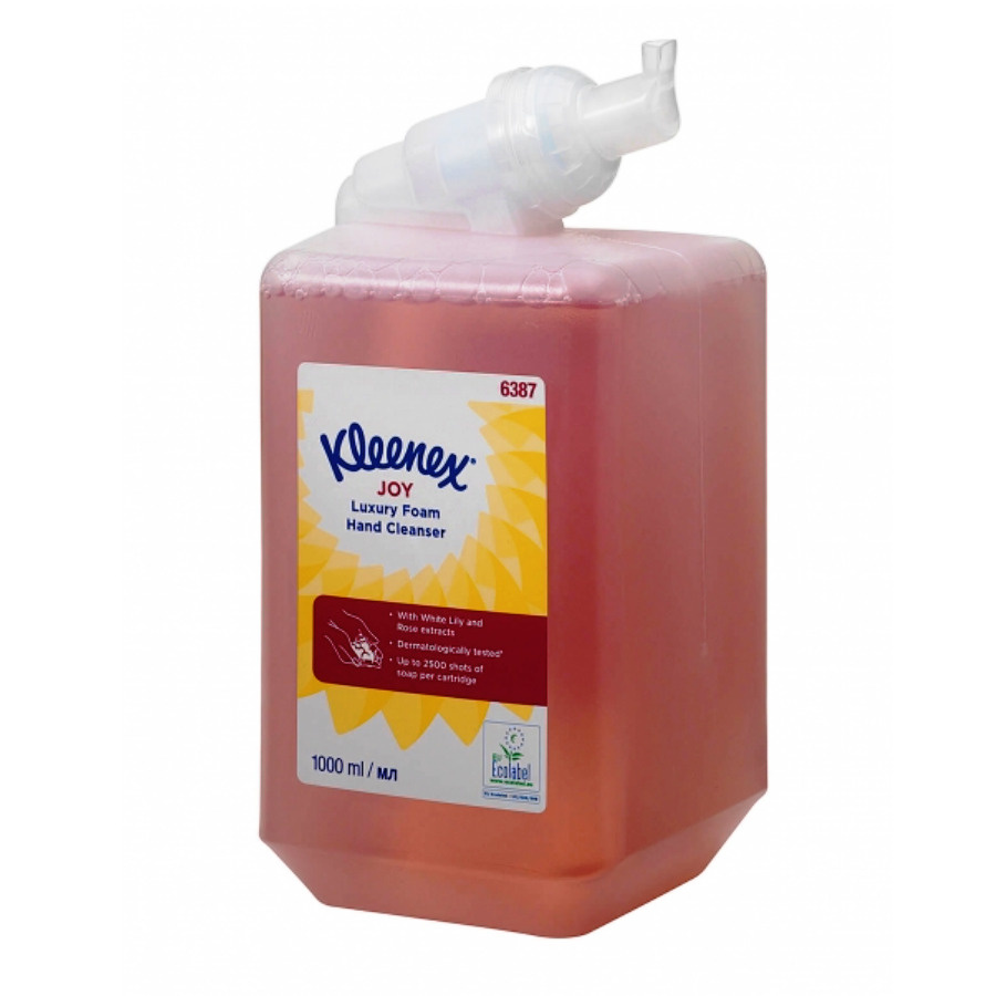 Kimberly-Clark Жидкое мыло пенное Kleenex Joy Luxury, цвет: розовый ...