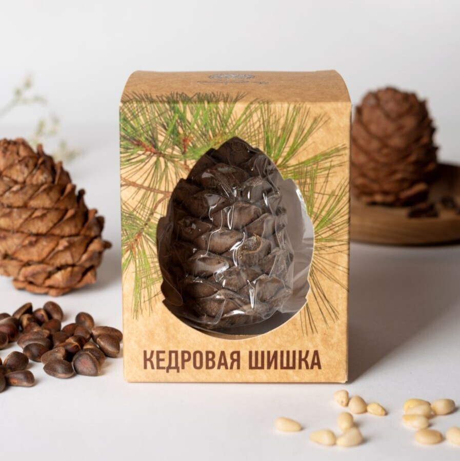 Кедровая шишка с орехами Сибирский кедр — купить в интернет-магазине ...