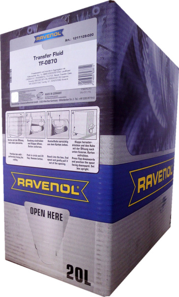 Масло Ravenol Transfer Fluid DTF-1 трансмиссионное синтетическое 20 л ...