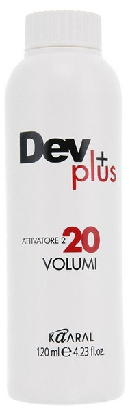 KAARAL Осветляющая эмульсия DEV PLUS для волос 20 VOLUME 6%, 120 мл ...