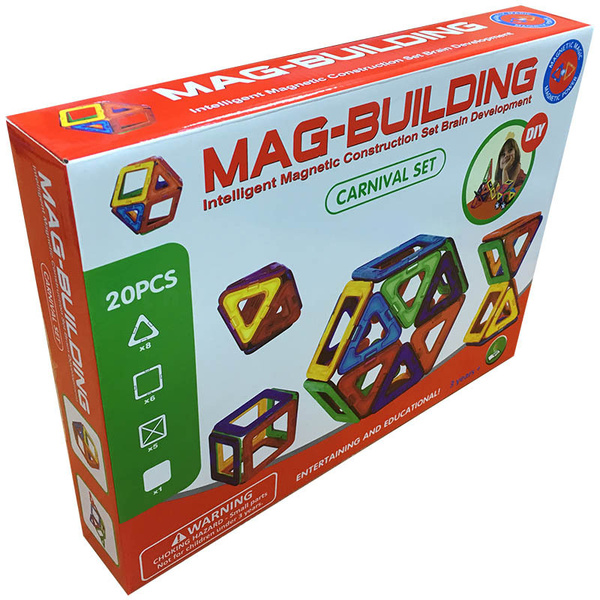 Магнитный конструктор Mag Building 20 деталей - купить с доставкой по ...