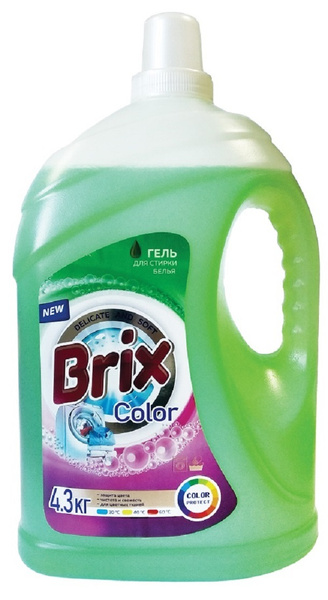 BRIX Гель для стирки белья Color 4,3 кг купить на OZON по низкой цене ...
