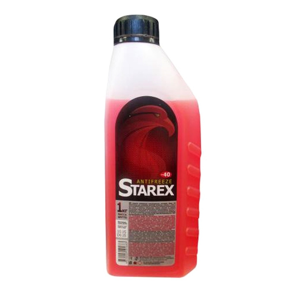 Антифриз STAREX antifreeze_красный, Готовый раствор купить по выгодной ...