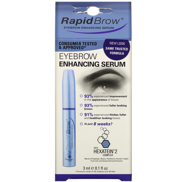 RapidLash, RapidBrow Сыворотка для ухода за бровями, 3 мл,голубой купить на OZON по низкой цене ...