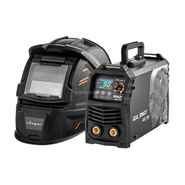 Сварочный инвертор Сварог REAL SMART ARC 200 BLACK (Z28303) маска ...