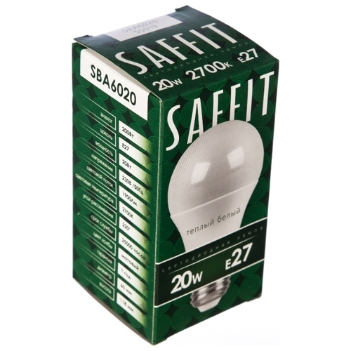 Saffit Лампочка, 20 Вт, 1 шт. купить на OZON по низкой цене (1922063310)