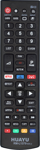 Пульт ДУ HUAYU Пульт для LG TV RM-L1379 VER.2 - купить по выгодной цене в интернет-магазине OZON ...