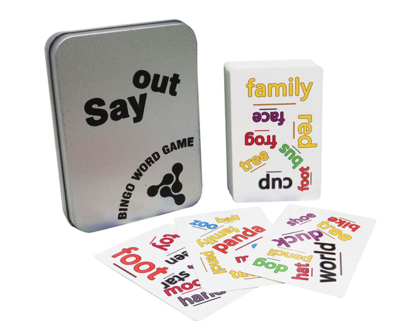 Обучающие карточки на английском языке Say Out Bingo Word Game - купить ...