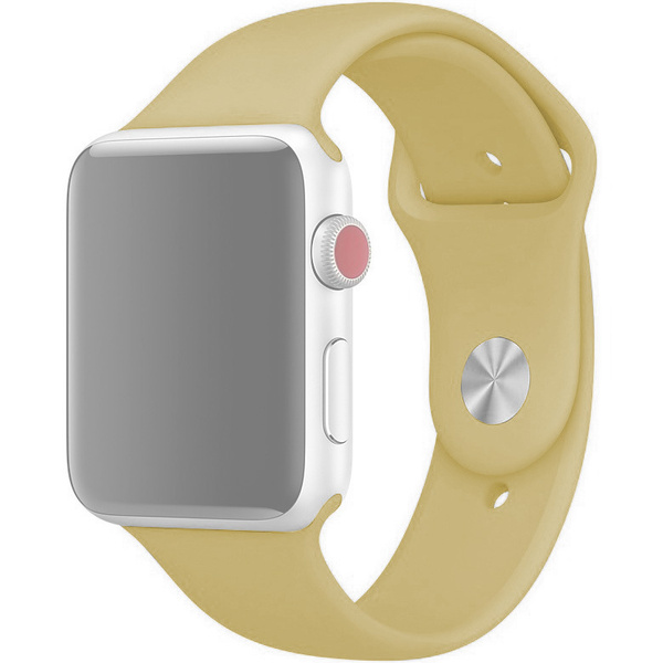 Cиликоновый ремешок для Apple Watch series 1-6 и Эпл Вотч SE 42-44 мм ...
