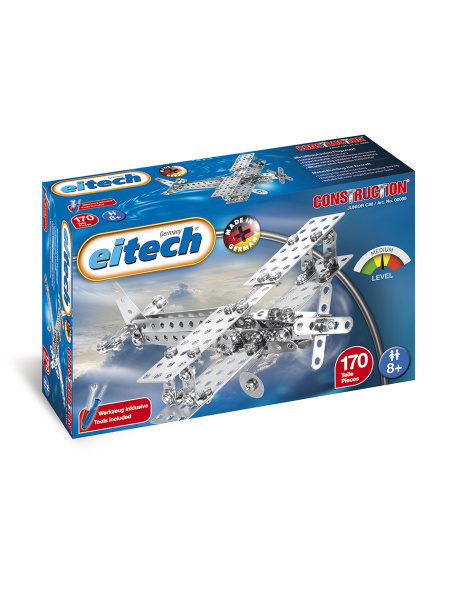 Eitech Конструктор металлический "Самолет" 170 дет. (00088) - купить с доставкой по выгодным ...