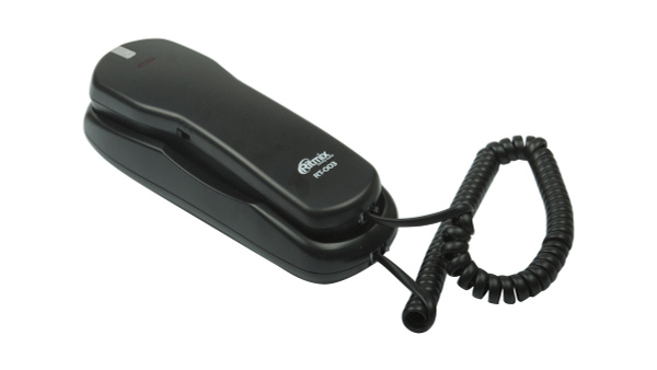 Телефон проводной RITMIX RT-003 black - купить с доставкой по выгодным ценам в интернет-магазине ...