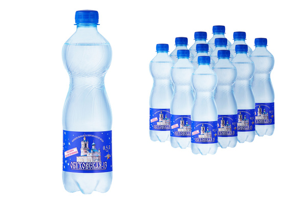 Обуховская Вода Минеральная Газированная 500мл. 12шт - купить с ...