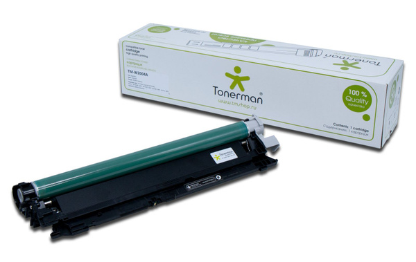 Расходник для печати Tonerman W2004A, черный, для лазерного принтера ...