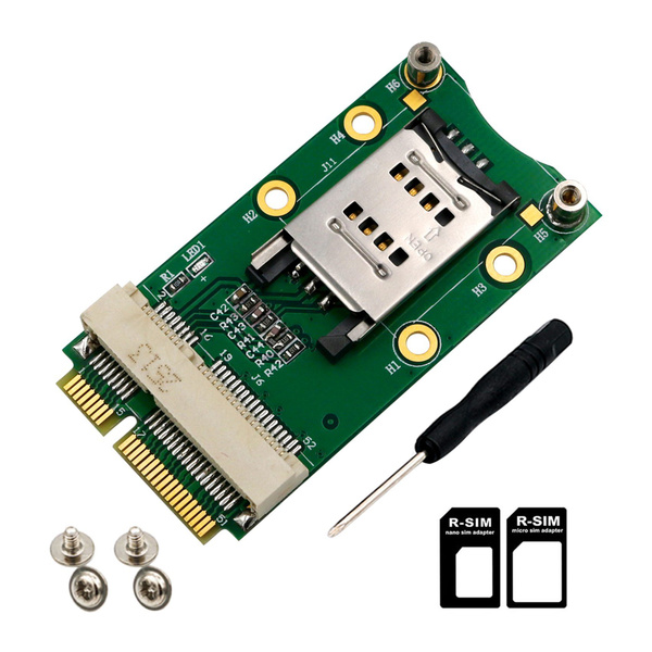 Адаптер PCI E со слотом для SIM карты для модуля 3G 4G для настольного ...