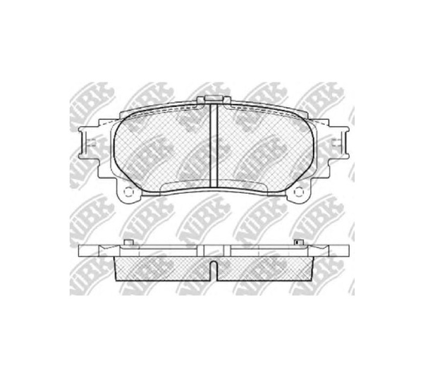 Колодки тормозные задние LEXUS RX 350/450h 09- купить на OZON по низкой ...