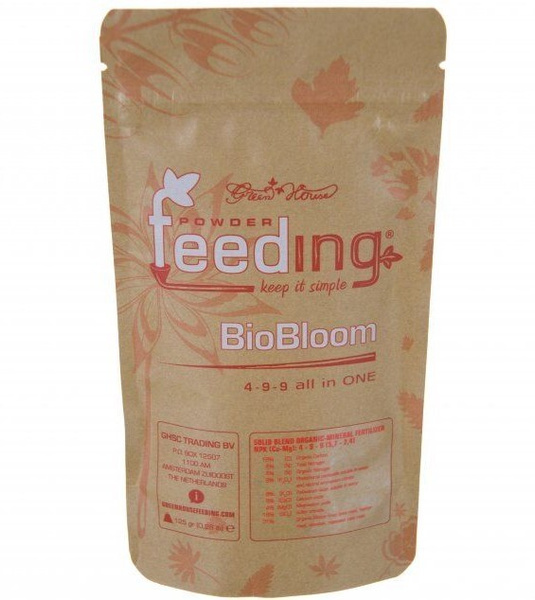 Удобрение Green House Powder Feeding BioBloom 125 гр. - купить с ...