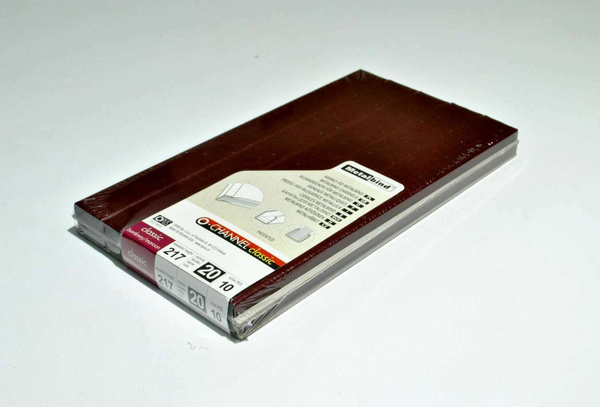 Канал бордовый 20мм А5 217мм с покрытием "ткань" для брошюровщика OPUS Metalbind купить на OZON ...