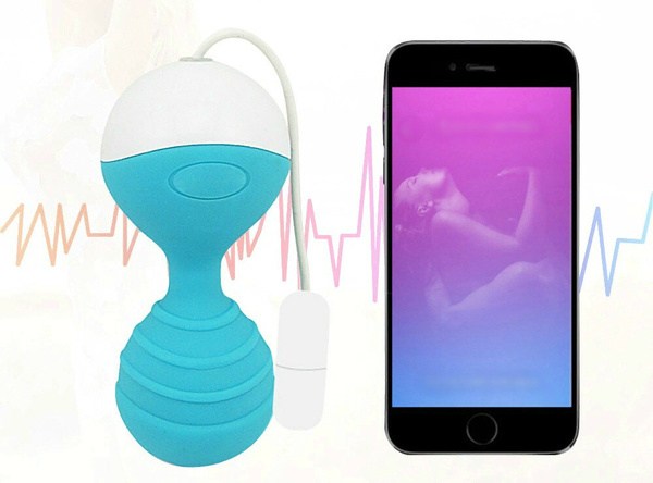 Тренажер Кегеля MANNUO Интерактивный для женщин в вибрацией - сжатие мышц по вибрации ...