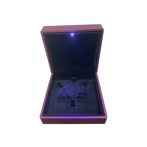 Коробка с подсветкой для кольца, фиолетовая - купить по выгодной цене в ...