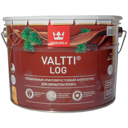 TIKKURILA VALTTI LOG / Тиккурила Валтти Лог антисептик специальный для ...