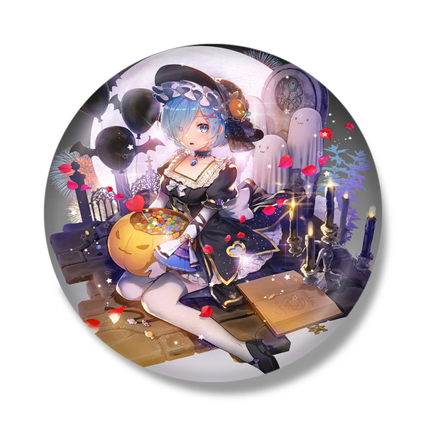 Значок из аниме "Re:zero. Жизнь в другом мире с нуля" Halloween ...