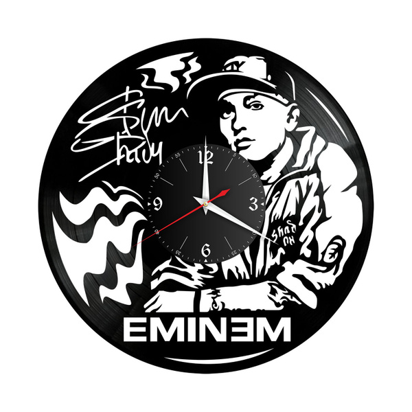 Настенные часы Eminem из винила, #2 - купить по низкой цене в интернет ...
