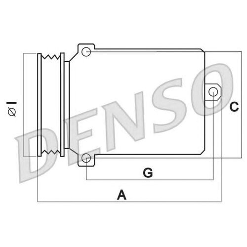 Компрессор кондиционера Denso dcp02015 - DENSO арт. DCP02015 - купить ...