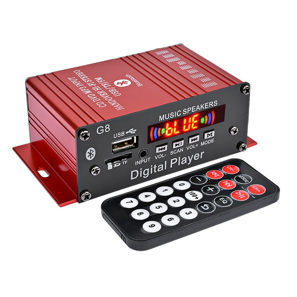 G8 200 Вт 12 В Автомобильные HIFI Bluetooth домашние усилители FM-радио 2CH USB AUX - купить с ...