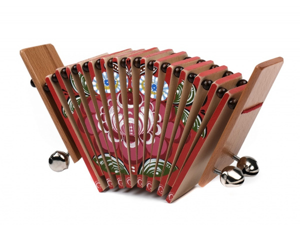 Трещотка пластинчатая малютка с бубенцами, Мастерская Сереброва MS-K2-TR-04 - купить с доставкой ...