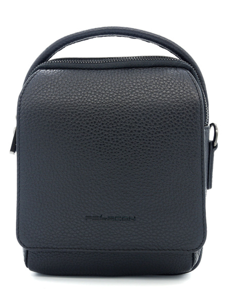 Pellecon Сумка мужская из натуральной кожи на плечо, цвет черный купить ...