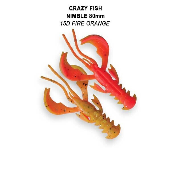 Силиконовые приманки Crazy Fish Nimble 3.2" 72-80-15d-6-F плавающие ...