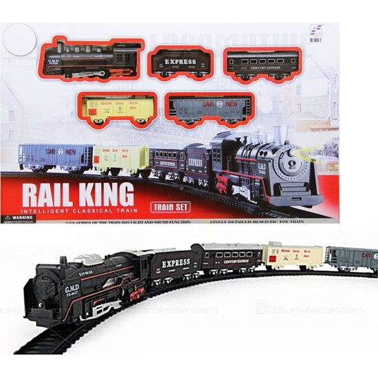 Железная дорога Rail King Classical Train (паровоз+4вагона) - купить с ...