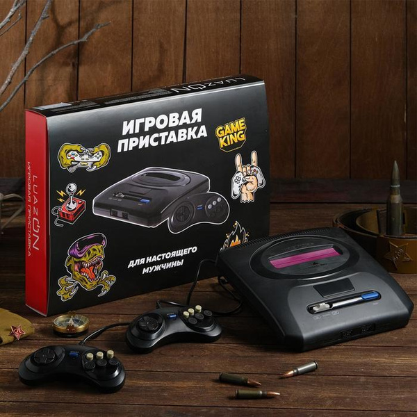 Luazon Home, Игровая приставка, Man Game-4, 16 бит, в комплекте два ...