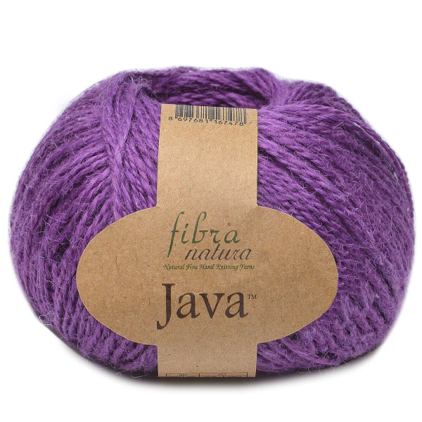Пряжа Fibra Natura Java: 228-10 (Персидская Сирень) / / 4 шт / 100 м / 50 г / конопля 100% ...