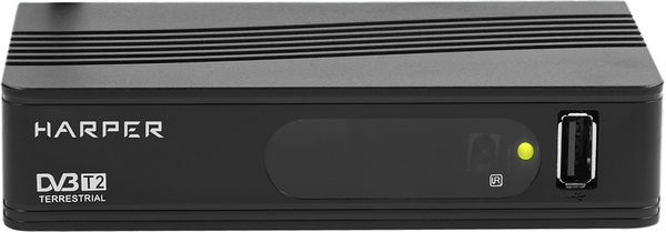 ТВ-тюнер Harper HDT2-1202, черный купить по выгодной цене в интернет ...