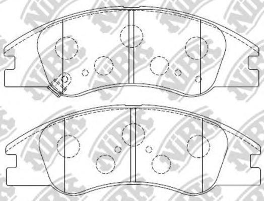 Колодки тормозные NiBK PN0060 - купить по низким ценам в интернет ...