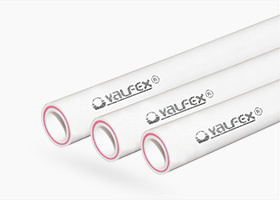 Труба 20х2.8 мм (отрезок 2 м) армированная стекловолокном полипропиленовая PN20 PPR-PRO Valfex ...