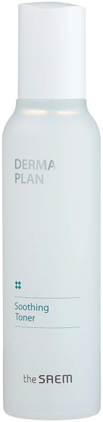 The Saem Тонер для чувствительной кожи Derma Plan Soothing Toner, 155 ...