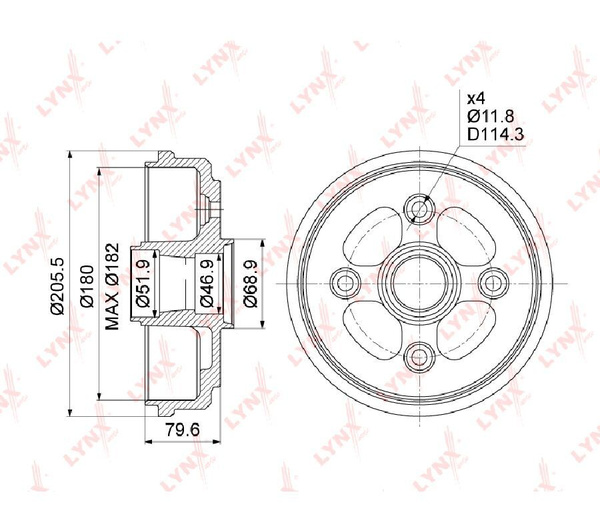 Барабан тормозной DAEWOO MATIZ - купить по низкой цене в интернет ...