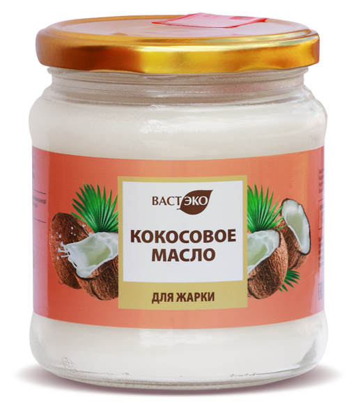 Масло кокосовое рафинированное, 445 мл/ здоровое питание, без лактозы ...