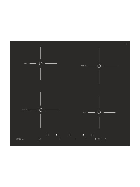 Индукционная варочная поверхность Darina PL EI305 B черный купить по ...
