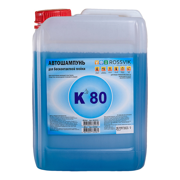 Автошампунь ROSSVIK К-80 5кг купить по выгодной цене в интернет-магазине OZON (1505507170)