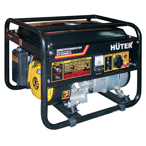 Электрогенератор бензиновый Huter DY3000LX с электростартером - купить по низкой цене в интернет ...