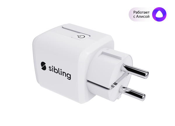 Умная розетка Sibling (с расходометром) Powerswitch Белый - купить с ...