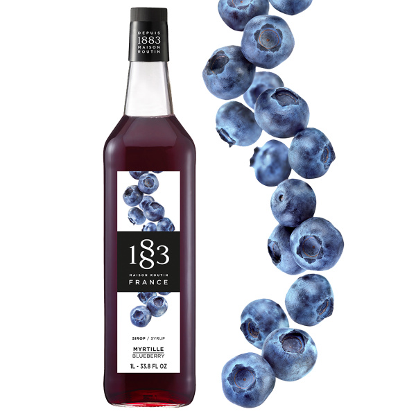 Сироп Черника для кофе, коктейлей, десертов и выпечки, 1л, Мезон Рутин 1883 - купить с доставкой ...
