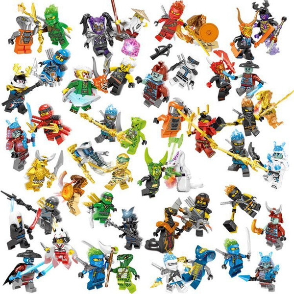 Лего фигурки Ниндзяго 48 штук + оружие / конструктор Ninjago / Кай ...