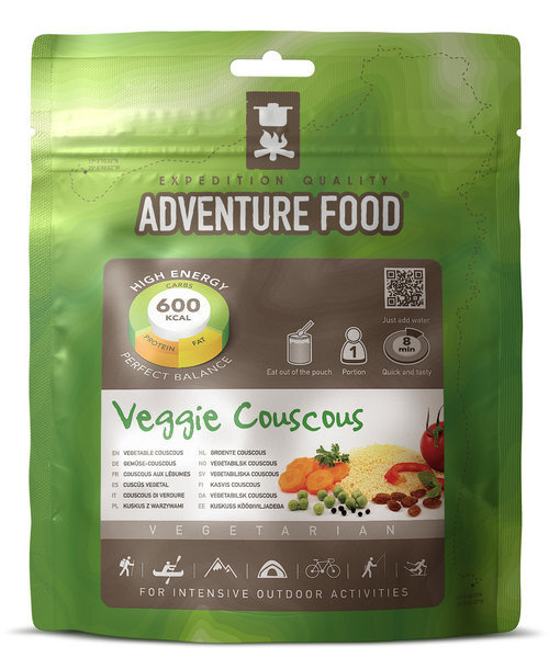 Овощной Кускус Adventure food VEGGI COUSCOUS 155 г, 1 упаковка ...