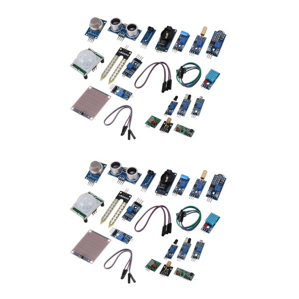 2 X 16 в 1 модуля комплект датчиков проект супер стартовые комплекты для Arduino Uno R3 Mega328