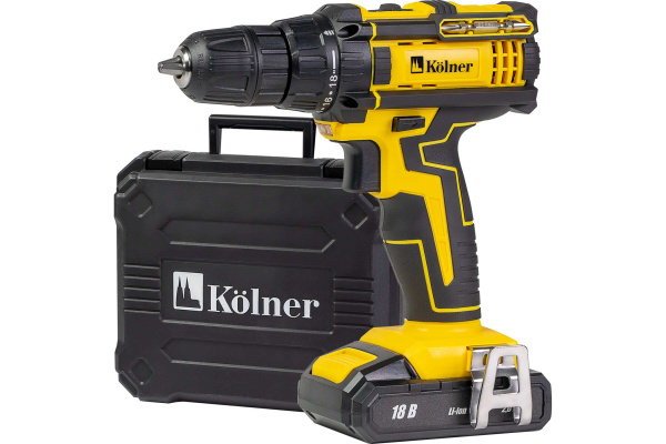 Дрель аккумуляторная KOLNER KCD 12-2LC кн12-2лц в кейсе, 12В 17Hm, 2хLi-ion ЗУ купить на OZON по ...